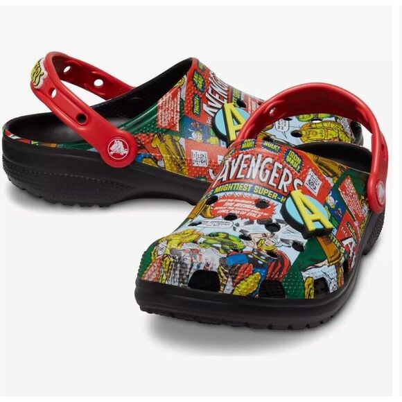 CROCS | Shoes | New Marvel Avengers Crocs Womens 8 Mens 6 Disney Hulk ...